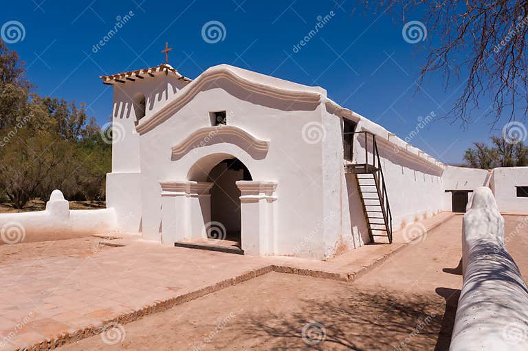 Old Adobe Church in Argentina. Stock Photo - Image of andean, argentina ...