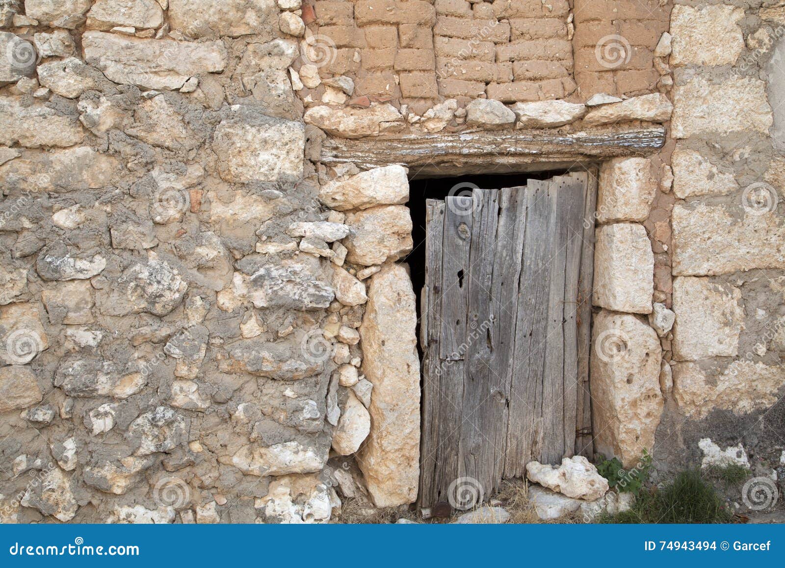 Old adobe house stock photo. Image of door, house, stone - 74943494