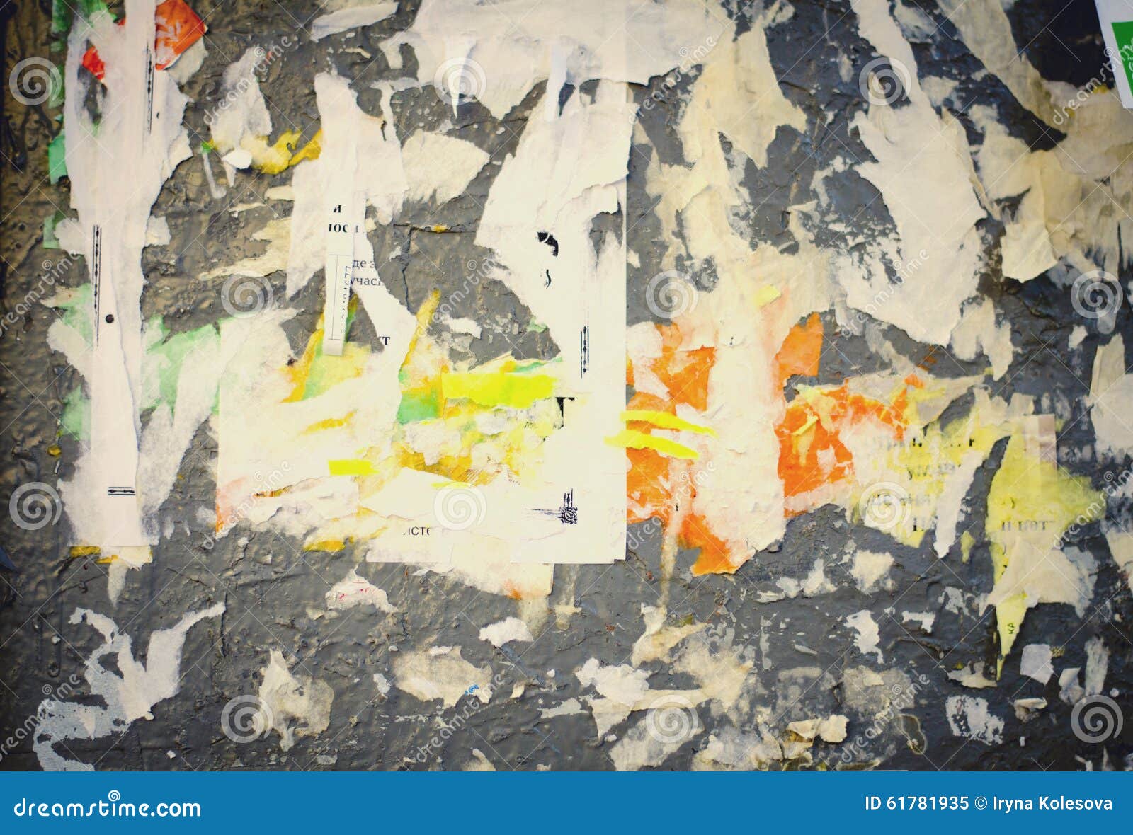 Old Advertisement Board, Abstract Background. Stock Image - Image of ...