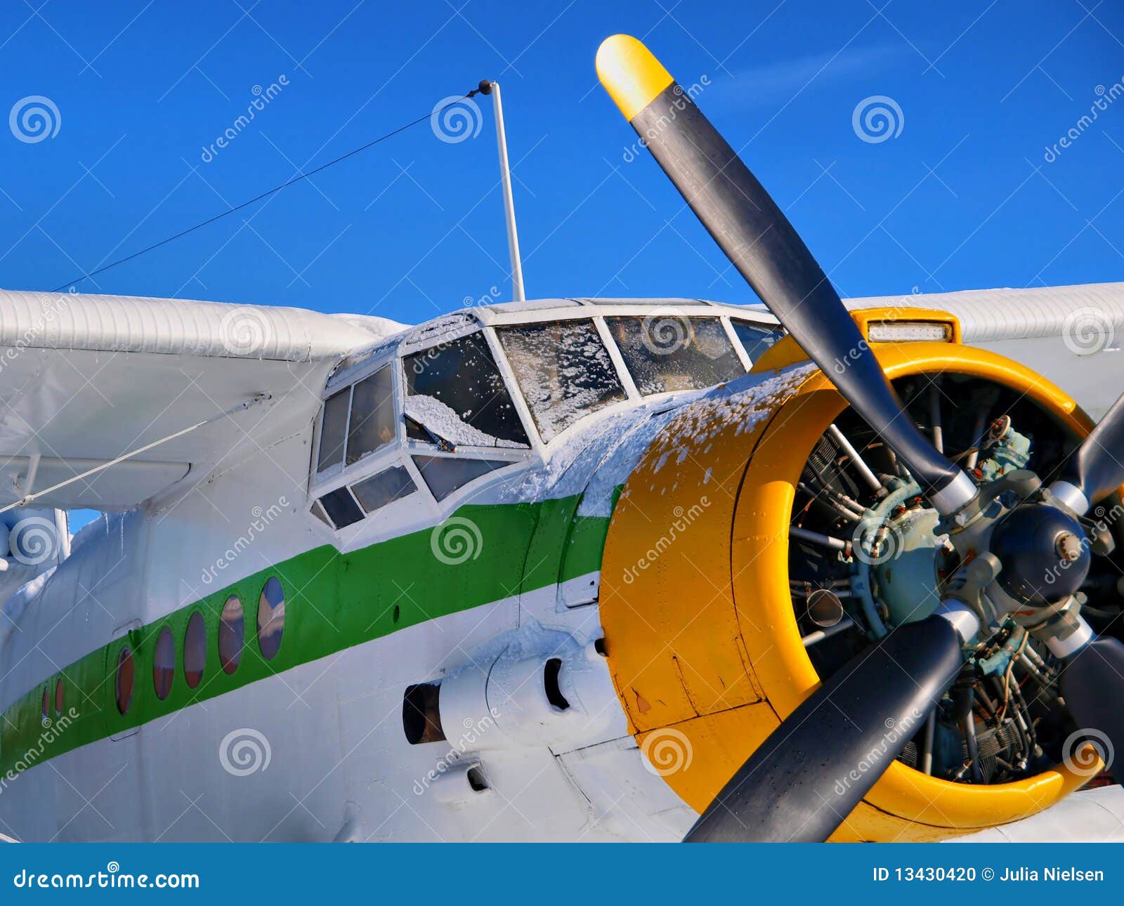 Old aeroplane stock photo. Image of aeroplane, retro - 13430420