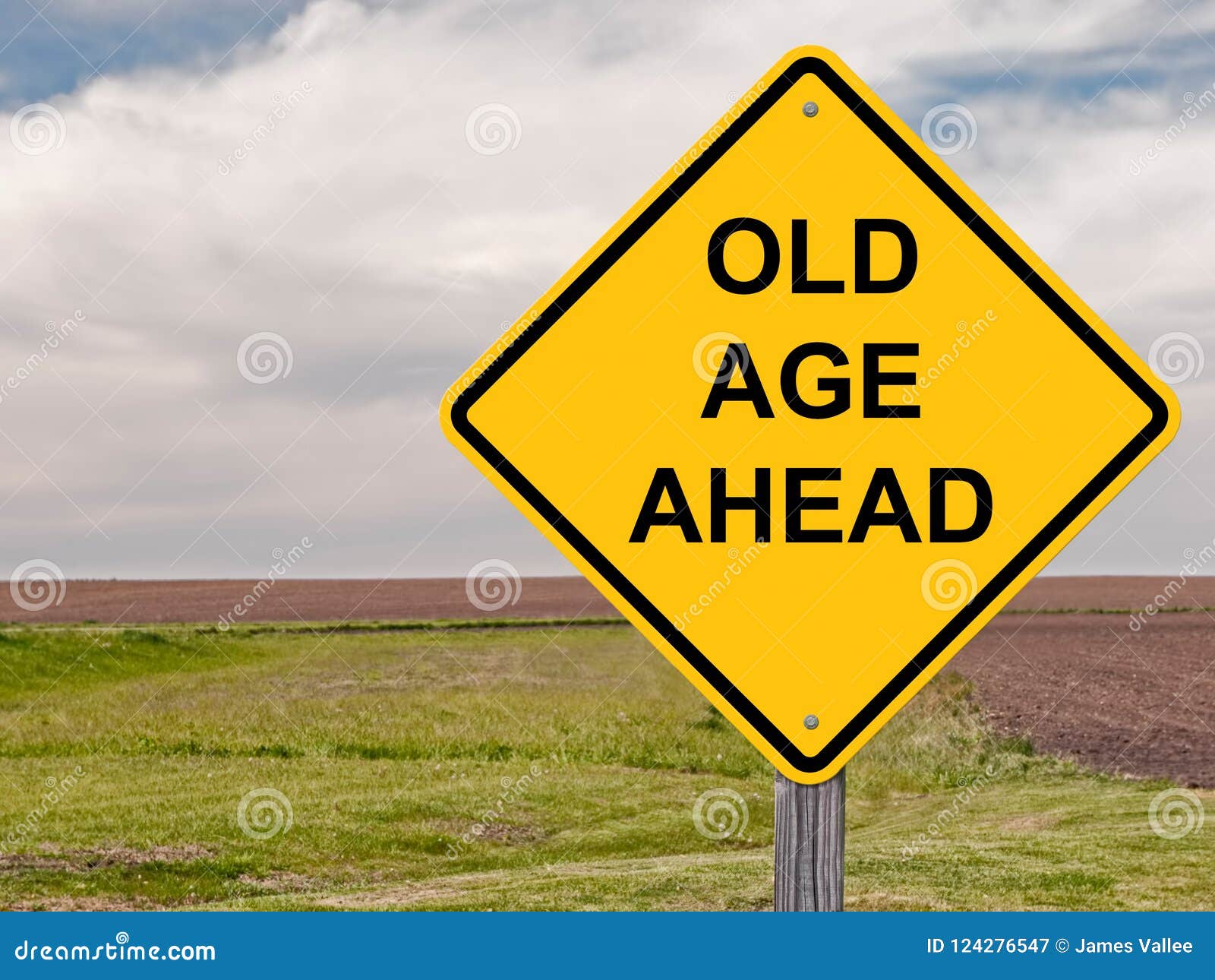 Caution Old Age Sign