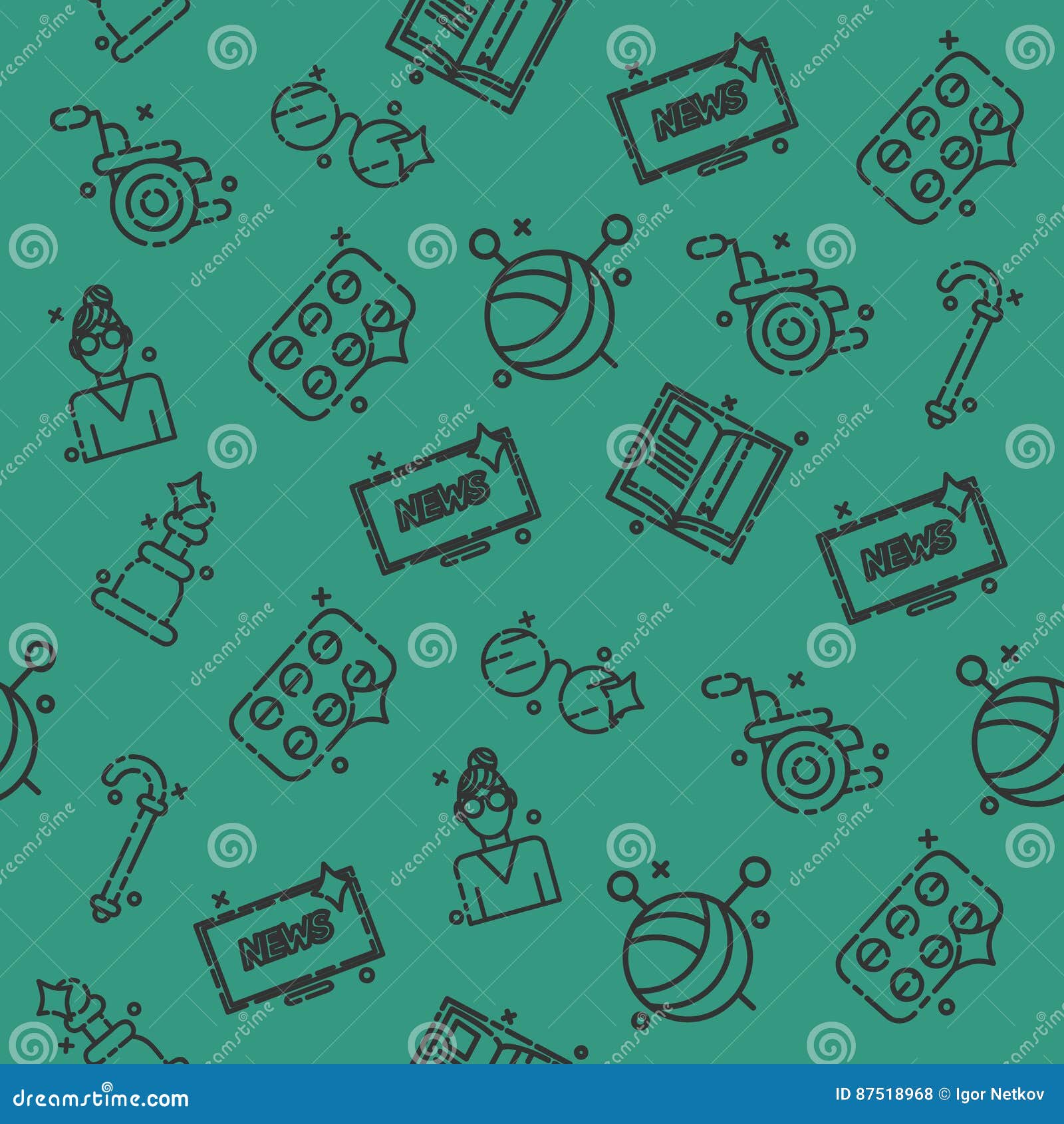 Old age pattern stock vector. Illustration of character - 87518968