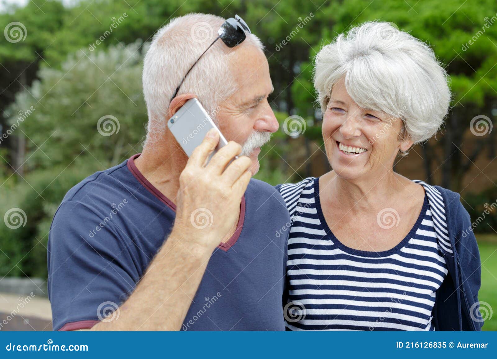 Old Age Technology and People Concept Stock Image - Image of street ...
