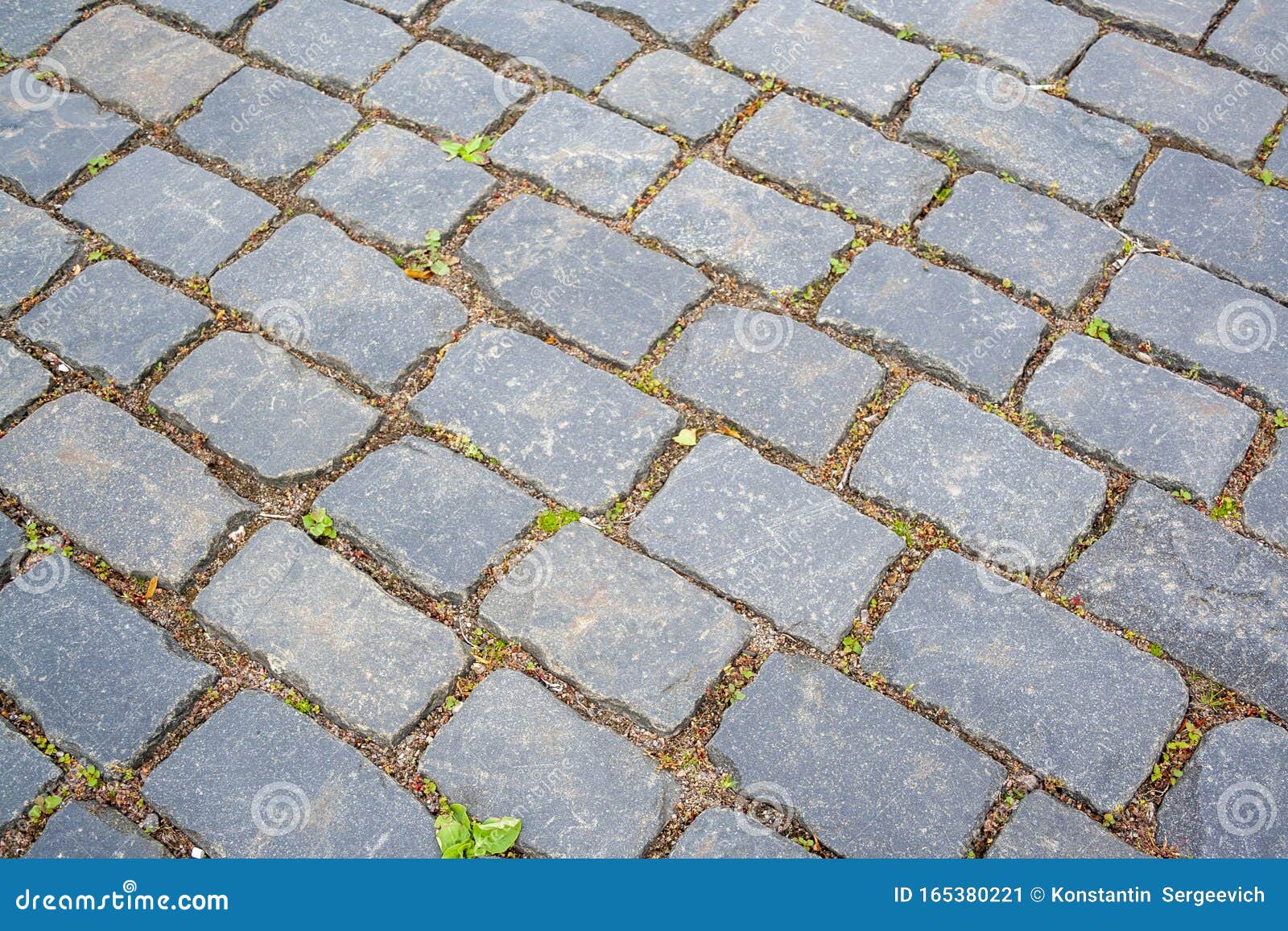 Old Aged Granite Paving Stones Stock Image - Image of grunge, road ...