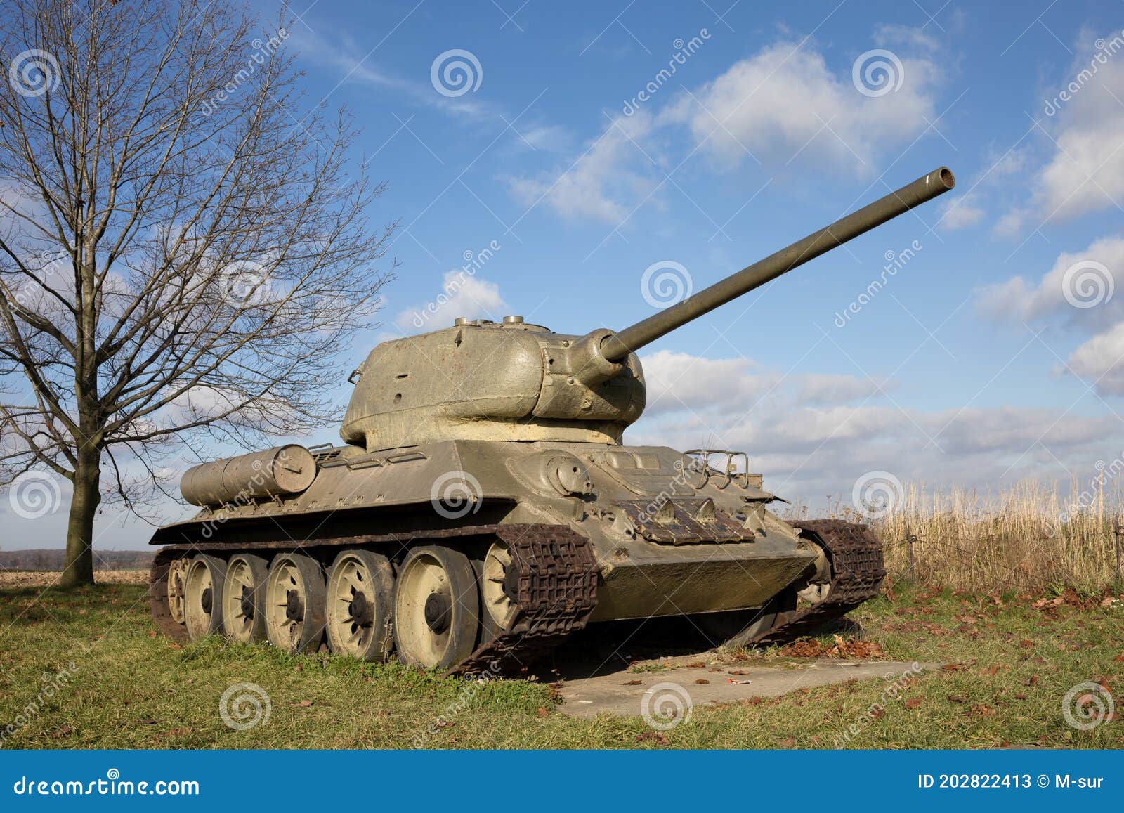 Old Aged Soviet Tank from Second World War Editorial Stock Photo ...