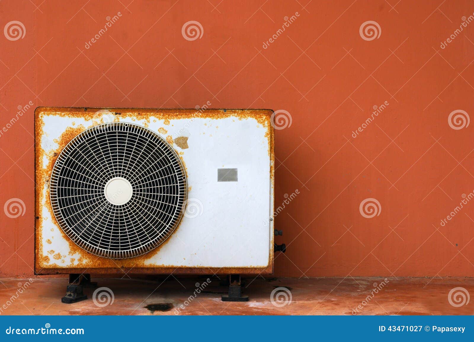 Old air conditioner stock image. Image of repair, condition - 43471027