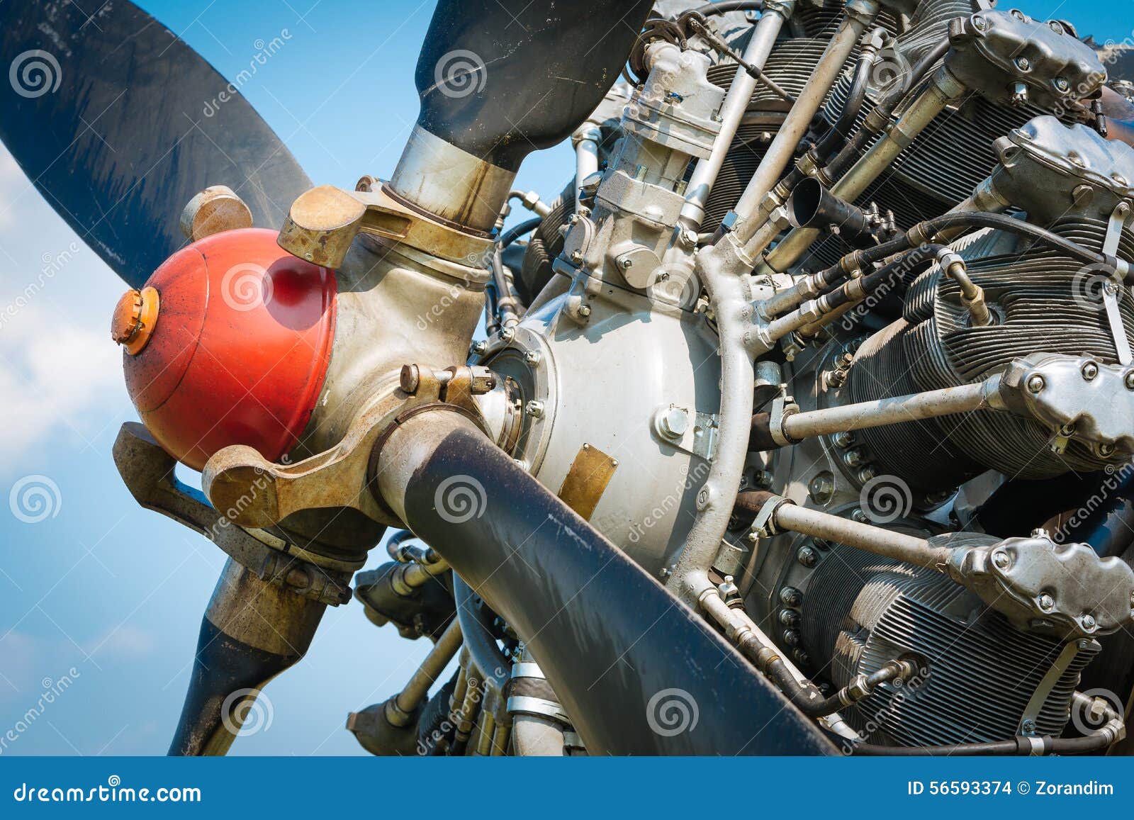 Old aircraft engine stock photo. Image of aviation, detail - 56593374