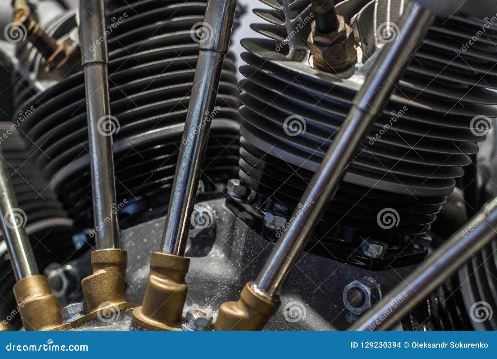 Old Aircraft Star Air-cooled Engine Editorial Stock Image - Image of ...