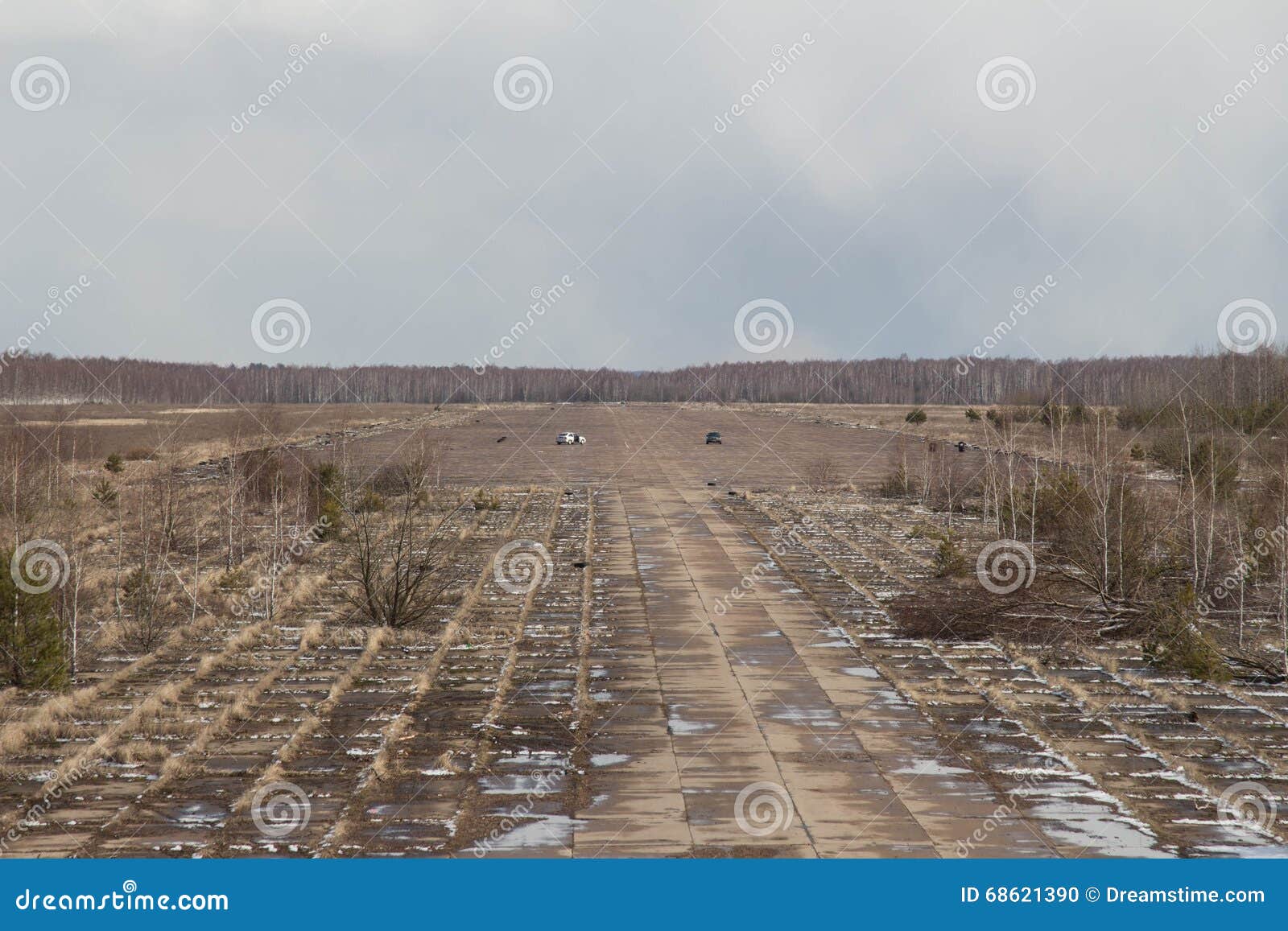 The old airfield stock photo. Image of airstrip, horizon - 68621390