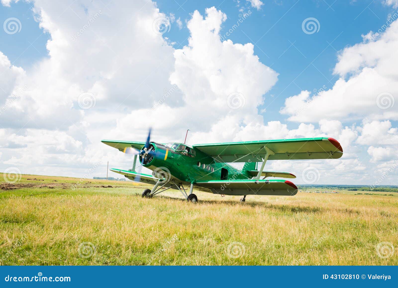 Old airplane stock photo. Image of retro, engine, aerial - 43102810
