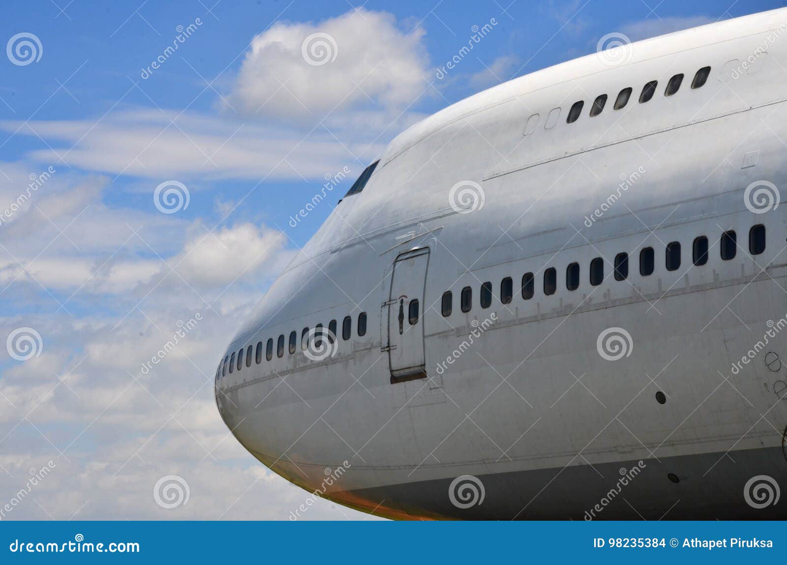 Old airplane header stock photo. Image of door, airport - 98235384