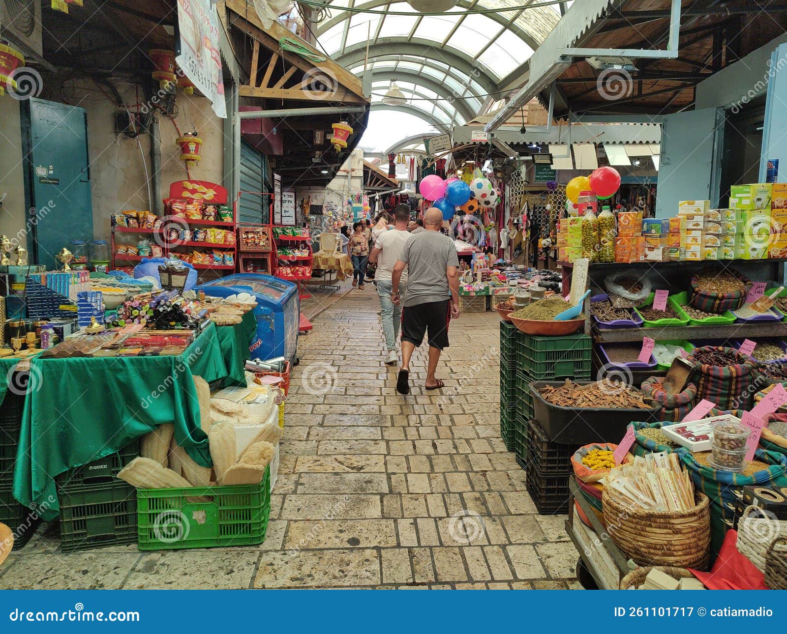 Old Akko city market editorial photography. Image of marketplace ...