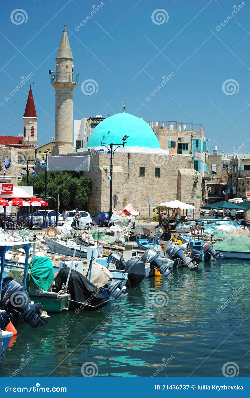 Old Akko Harbor,Israel Unesco Heritage Editorial Photography - Image of ...