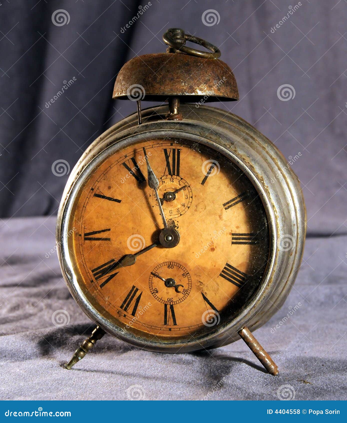 Old alarm clock stock photo. Image of lion, chronometer - 4404558