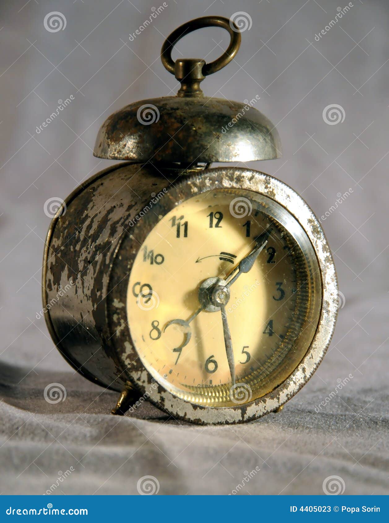 Old alarm clock stock image. Image of chronometer, punctuality - 4405023