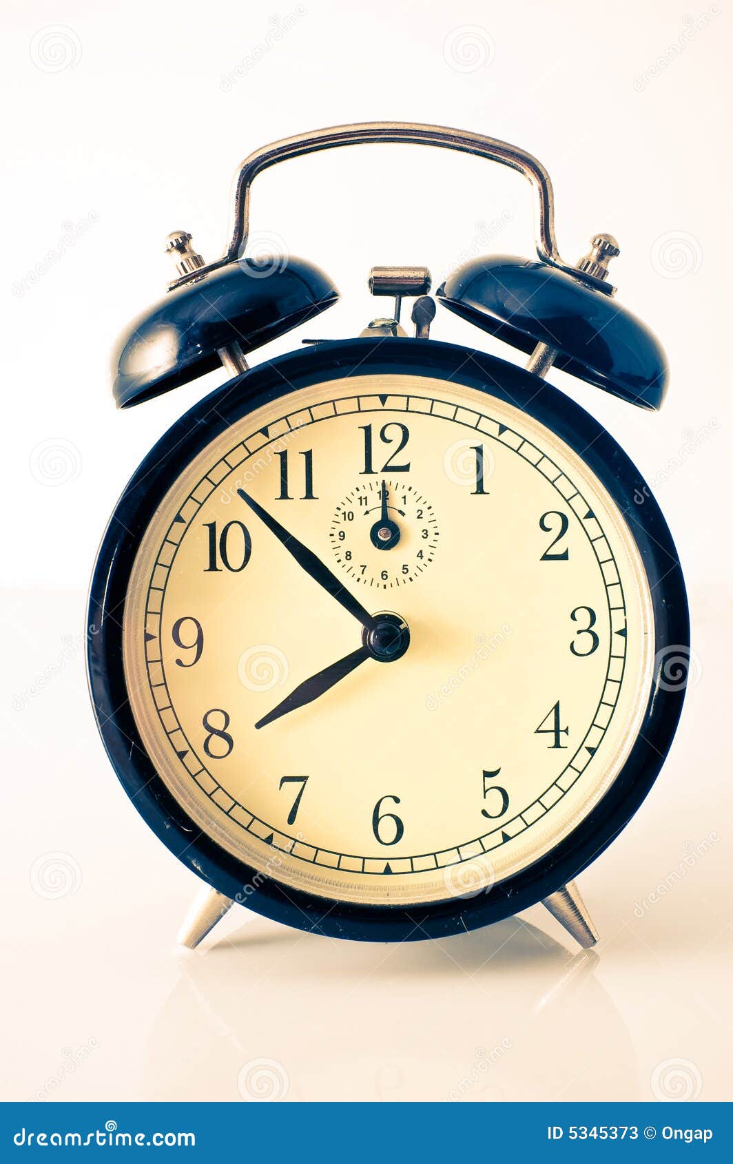 Old alarm clock stock image. Image of retro, closeup, number - 5345373