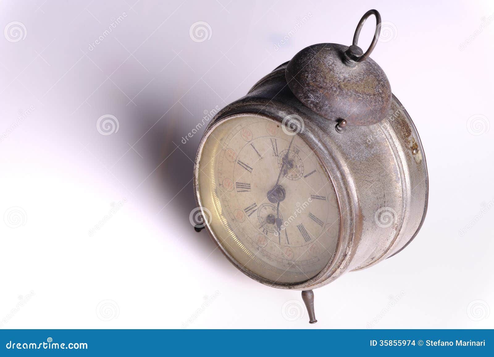 Old alarm clock stock photo. Image of metal, clock, wake - 35855974