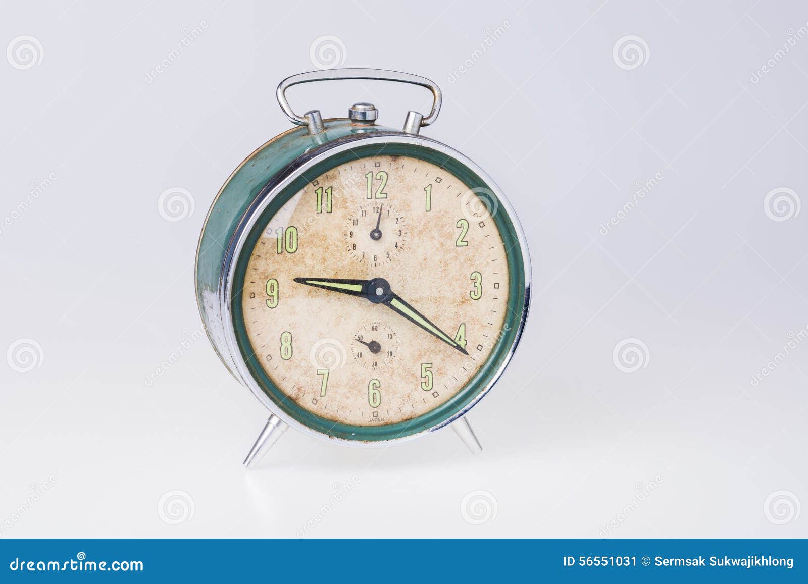 Old alarm clock stock image. Image of retro, reminder - 56551031