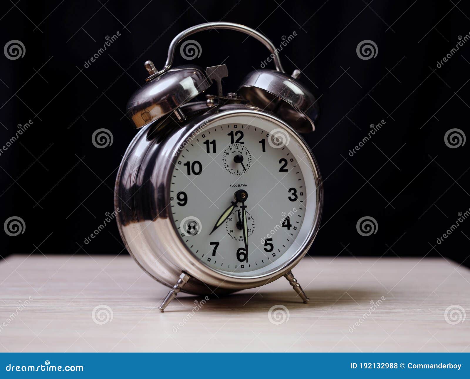 Old Alarm Clock Still Working Stock Photo - Image of classic, retro ...