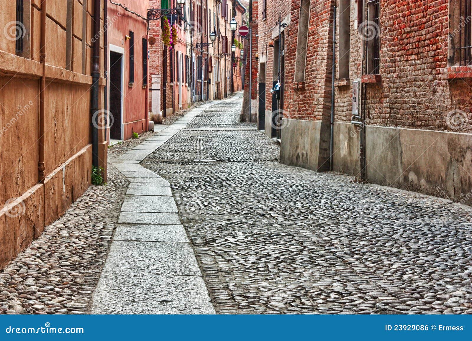 Old alley stock photo. Image of town, alleyway, city - 23929086