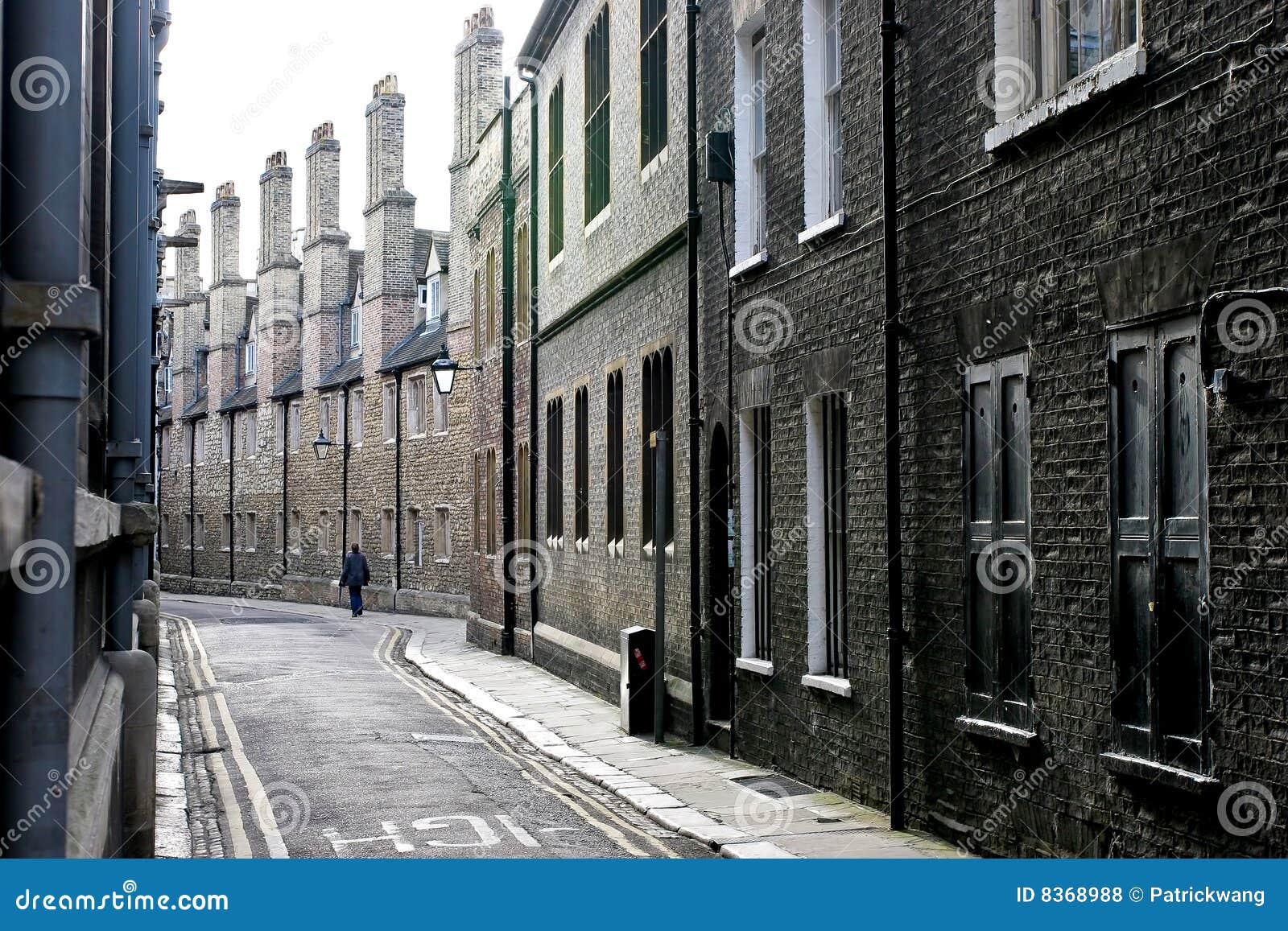 Old alley stock photo. Image of wall, city, town, brick - 8368988