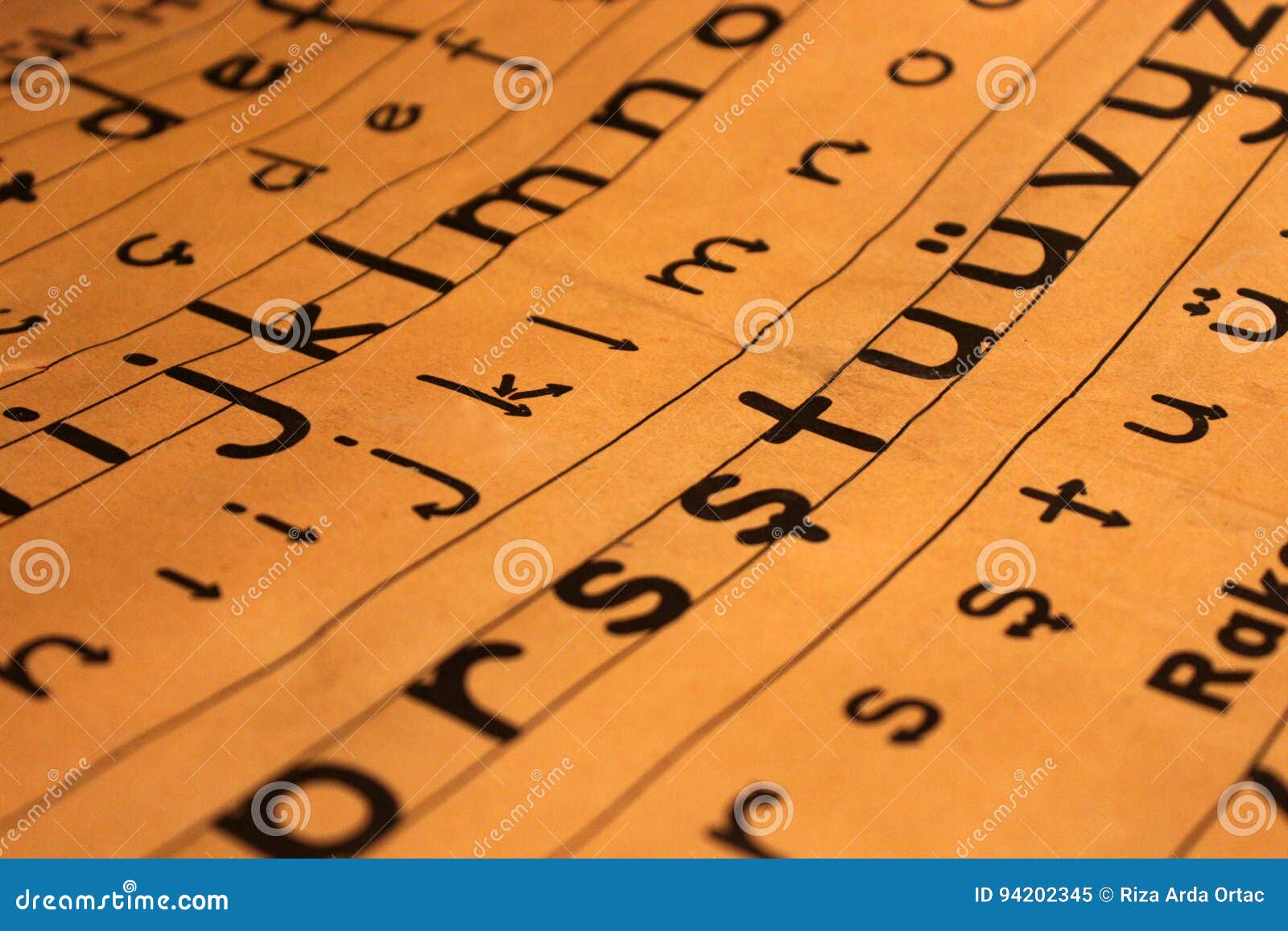 Old Alphabet stock image. Image of arts, typescript, alphabet - 94202345