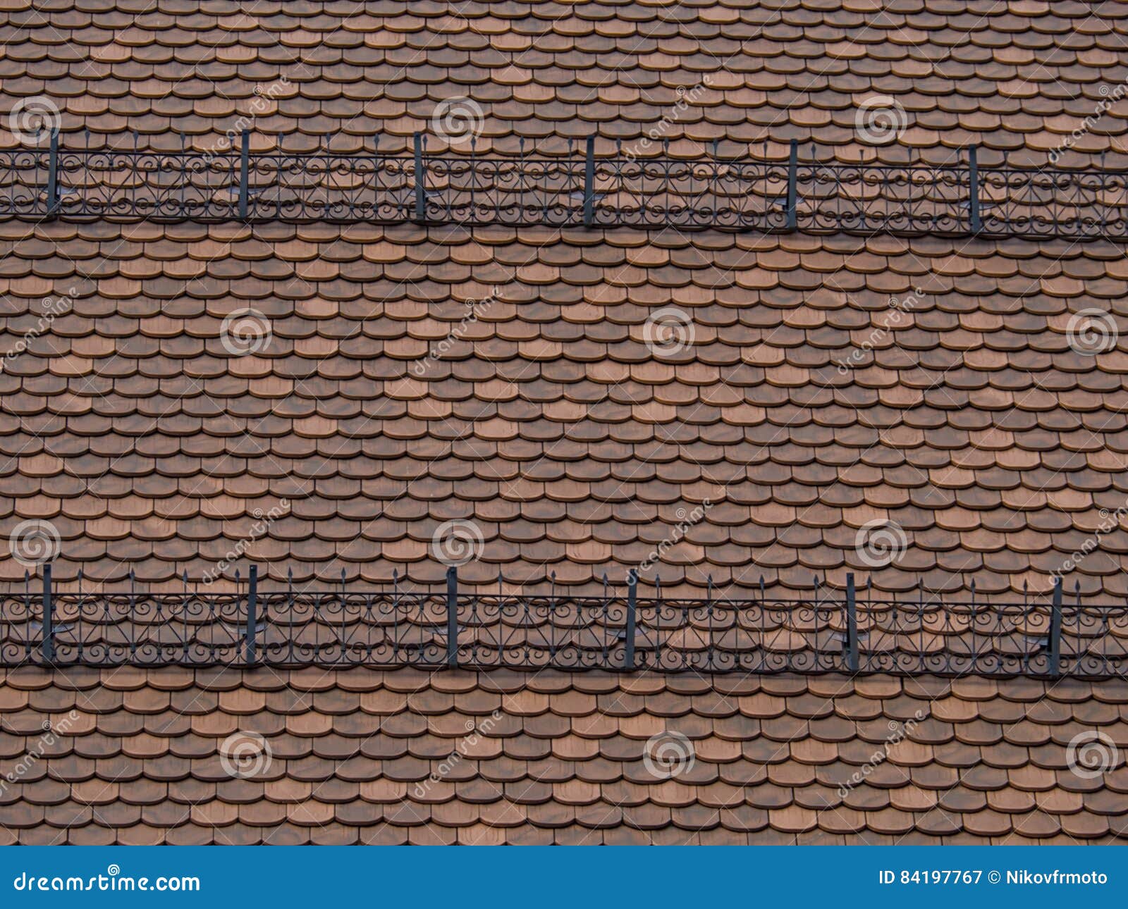 Old alpine roof stock image. Image of bressanone, copper - 84197767