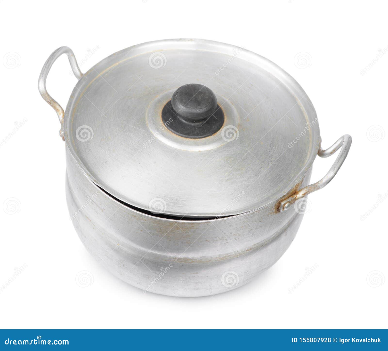 Old aluminum pan stock photo. Image of rusty, kitchenware - 155807928