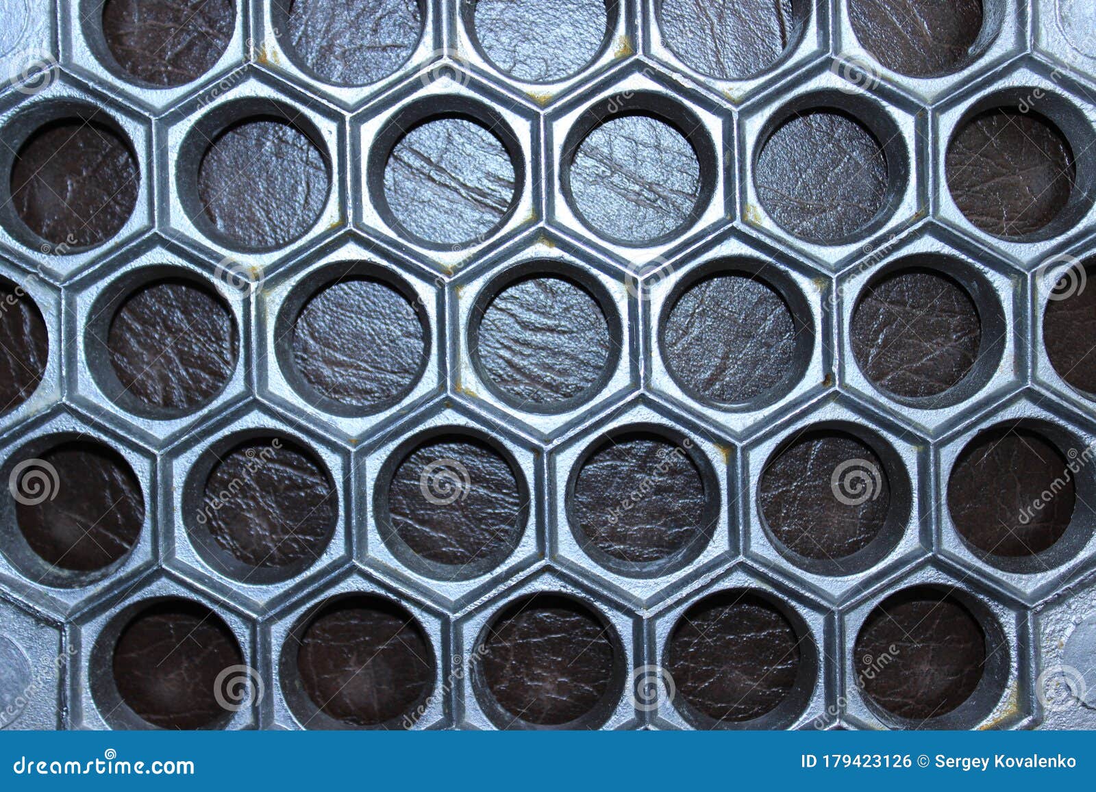 Hexagonal Aluminum Panoramic Metal Background (Letterbox Format ...