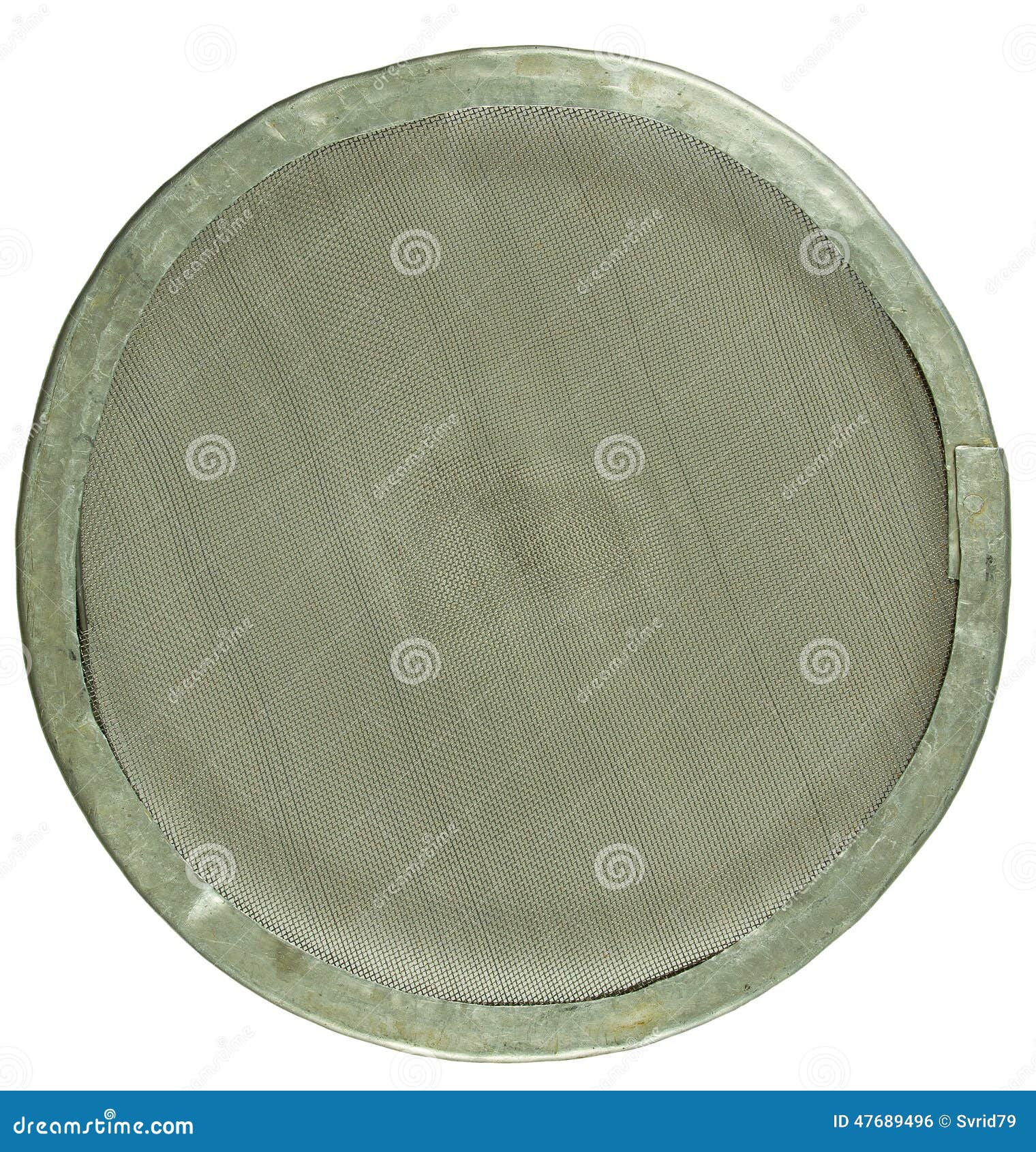 Old Aluminum Sieve Handmade Stock Photo - Image of isolated, accessory ...
