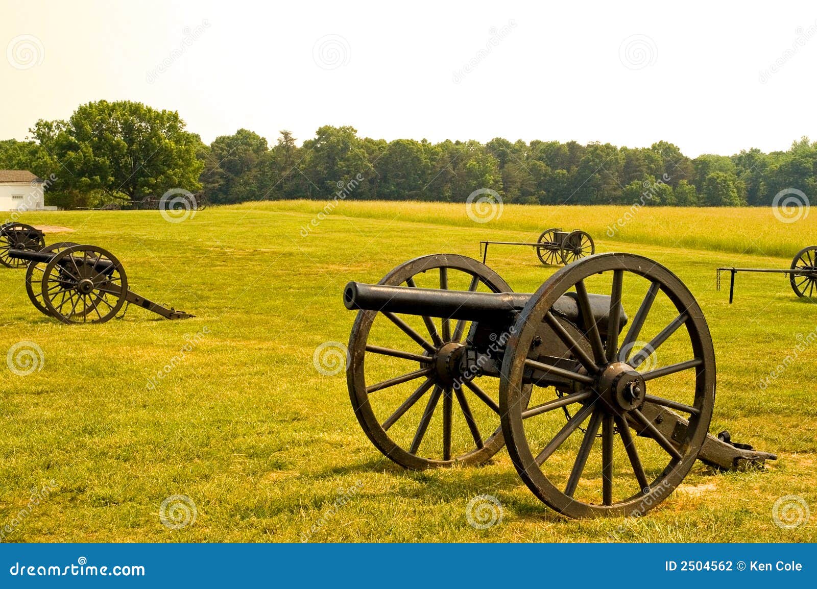 Old American Civil War Cannons Stock Photography - Image: 2504562