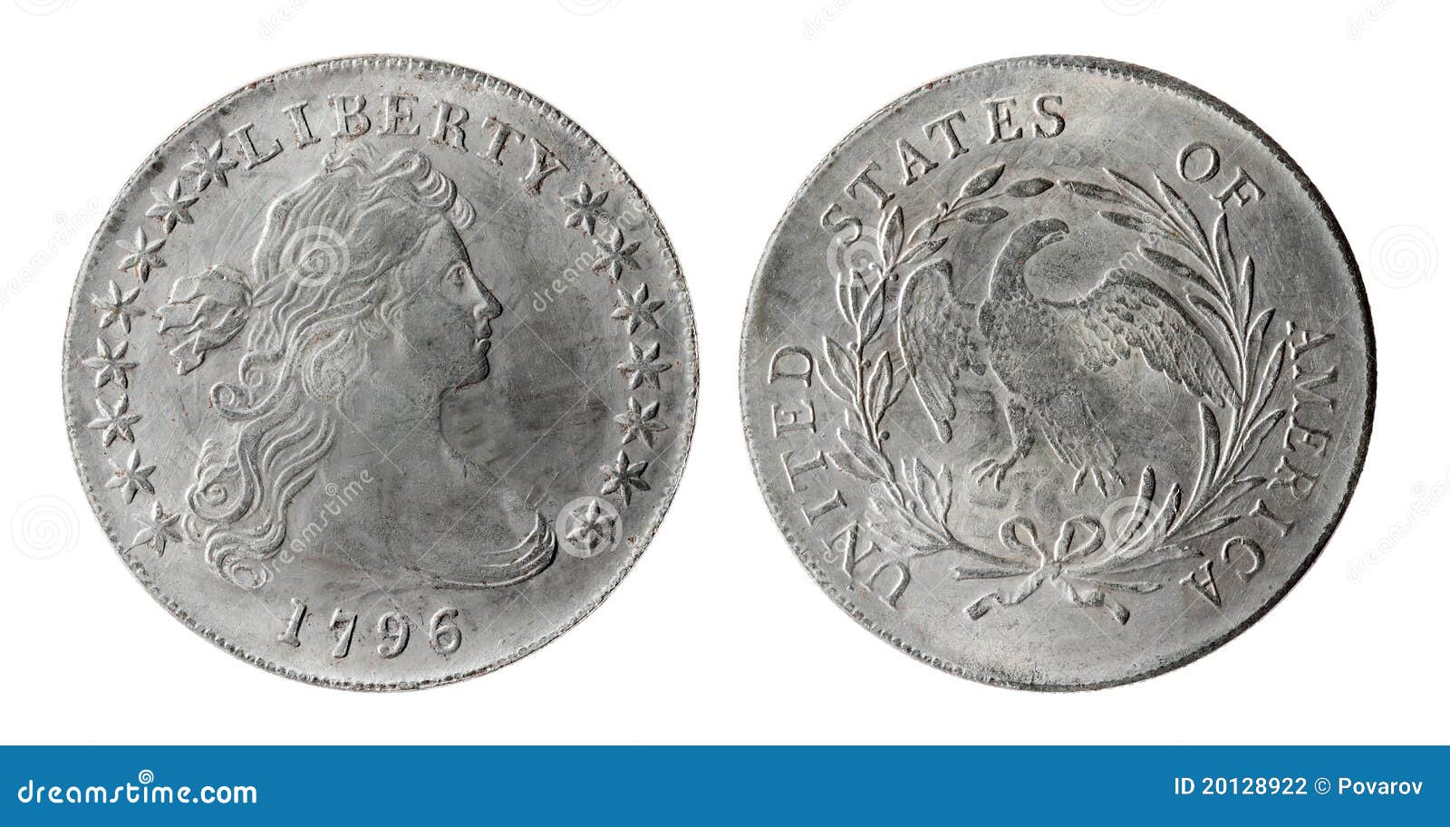 American US Coin 1 Cent Penny Lies On A Dirty Palm Close Up. An ...