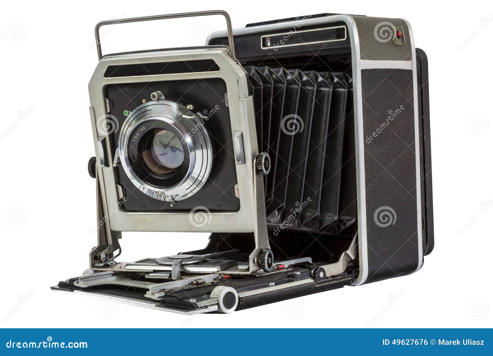 Old American press camera stock photo. Image of bellows - 49627676
