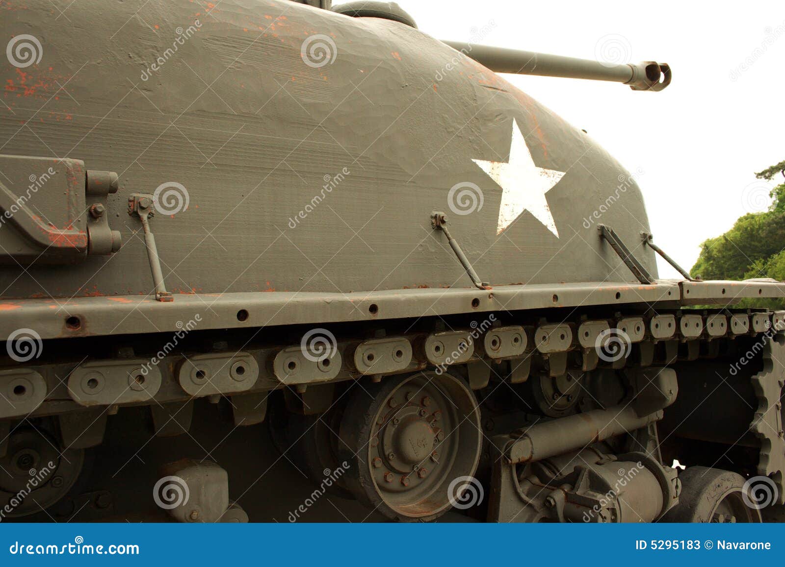 American Tank Sherman Fought In World War II Stock Photography ...