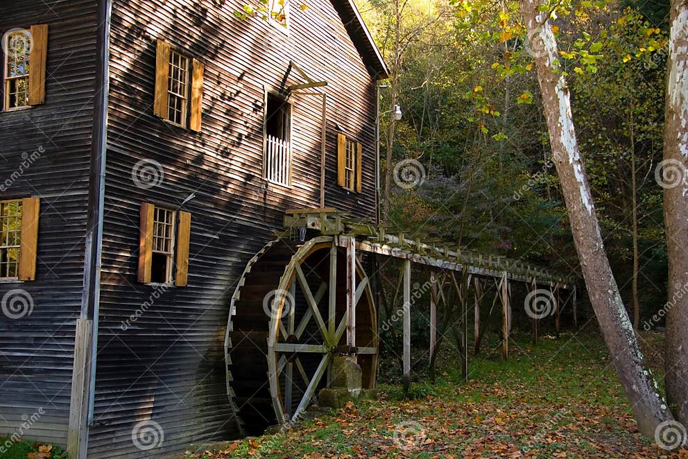 Old Amish Mill stock image. Image of business, background - 723555