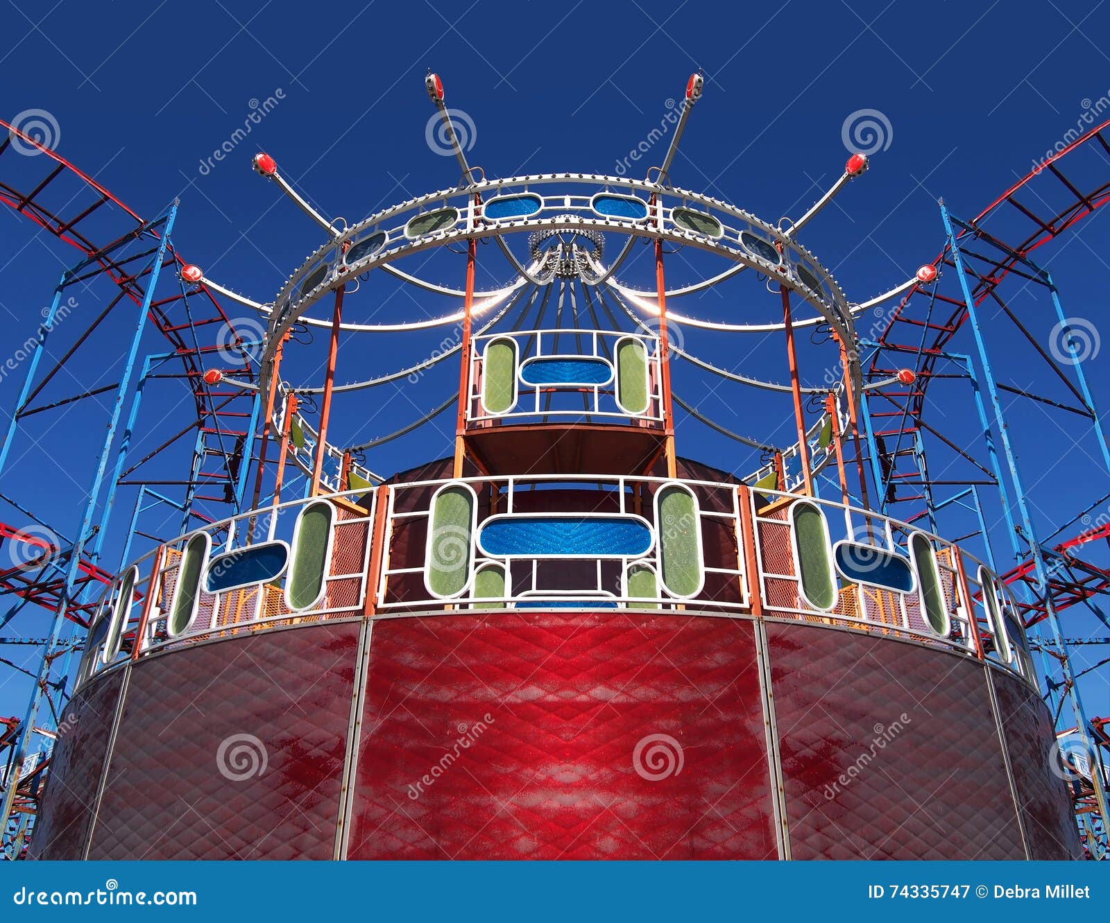 Old amusement park stock image. Image of amusement, ride - 74335747