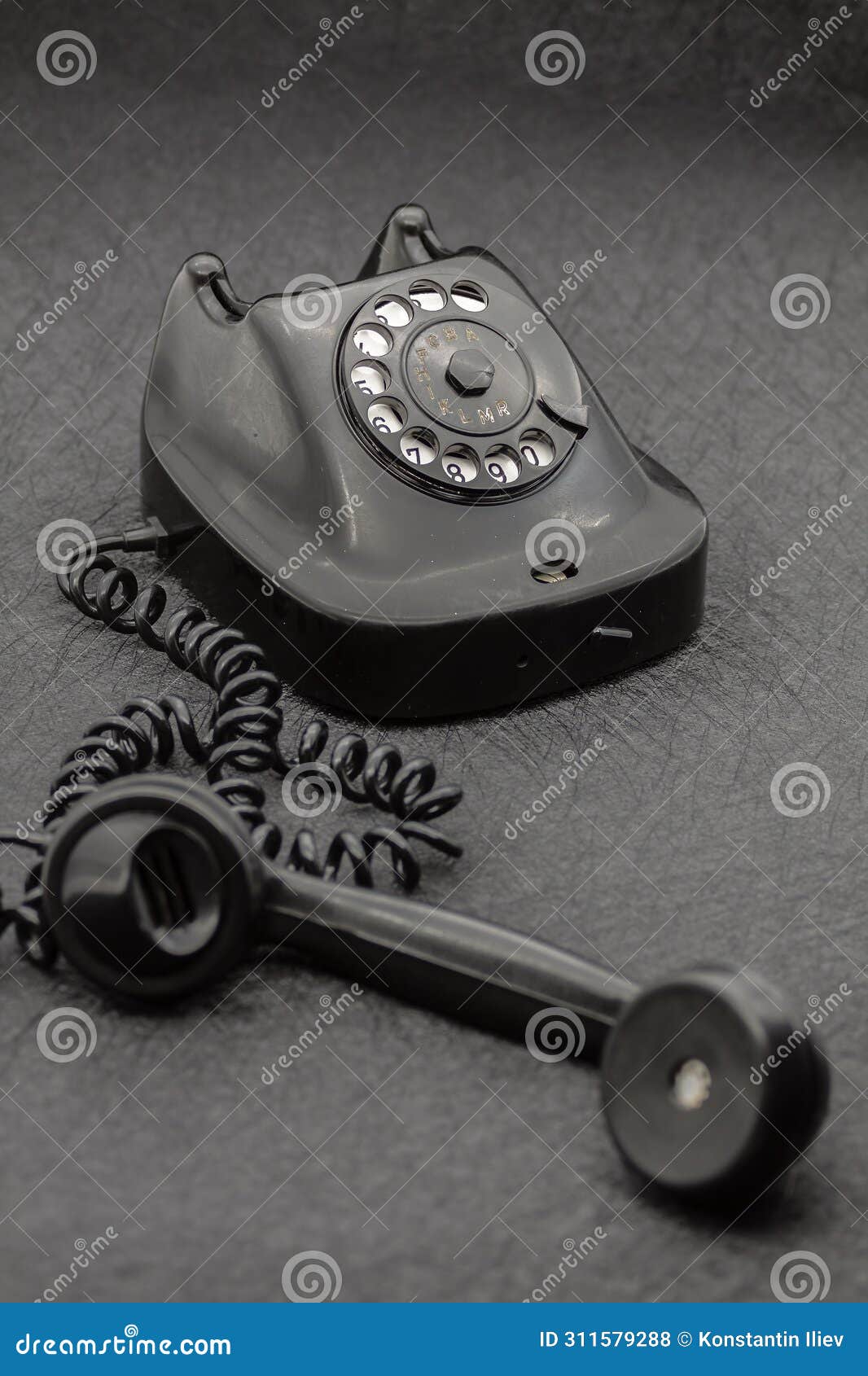 Old analog phone stock photo. Image of antique, conversation - 311579288