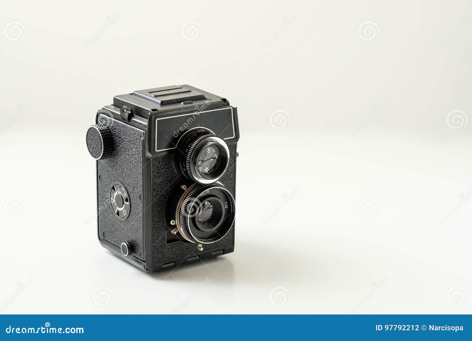 Old analog camera stock photo. Image of film, isolate - 97792212