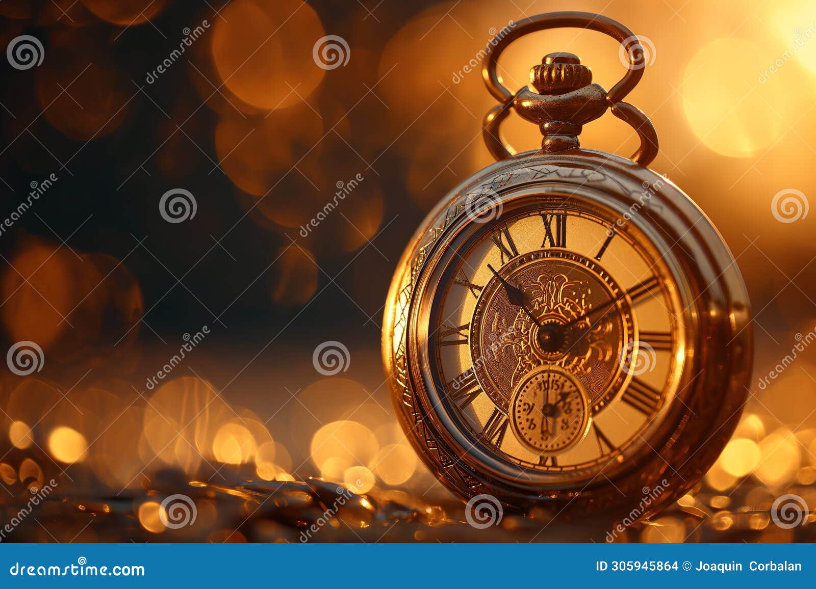 Old Analog Vintage Clock Marks the Passage of Time, Background with ...