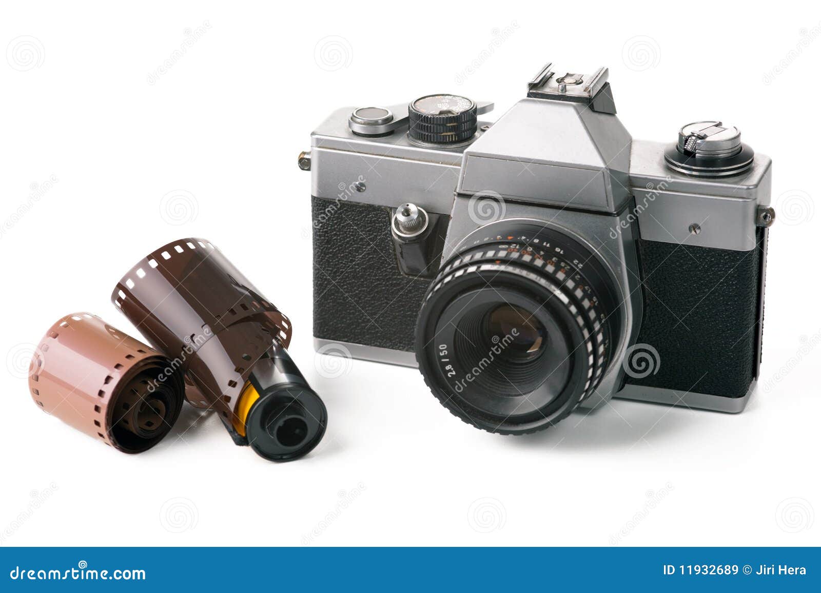 Old analogue camera stock image. Image of retro, black - 11932689