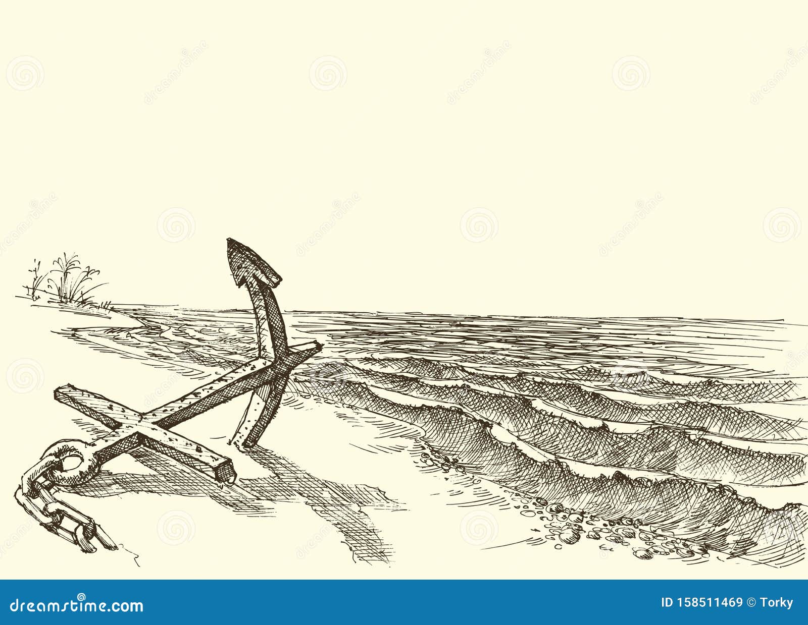 Anchor Seafront Stock Illustrations – 59 Anchor Seafront Stock ...