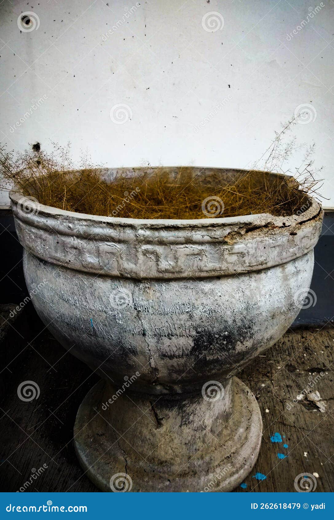 Old ancient flower vas stock image. Image of fountain - 262618479