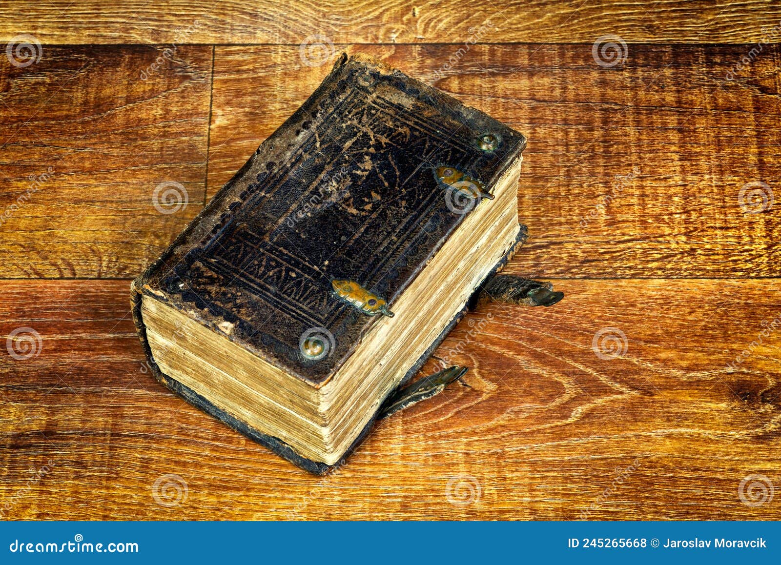 Old ancient leather book stock photo. Image of book - 245265668