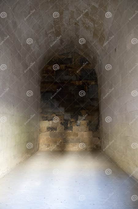 Old Ancient Medieval Castle Stone Dungeon Cell Stock Image - Image of ...