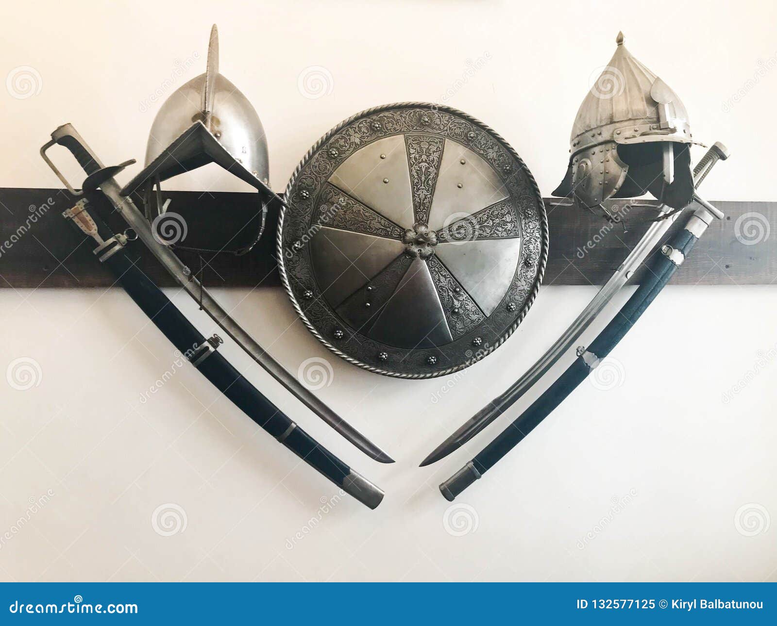 Old Ancient Medieval Sharp Dangerous Combat Captured Swords, Sabers ...