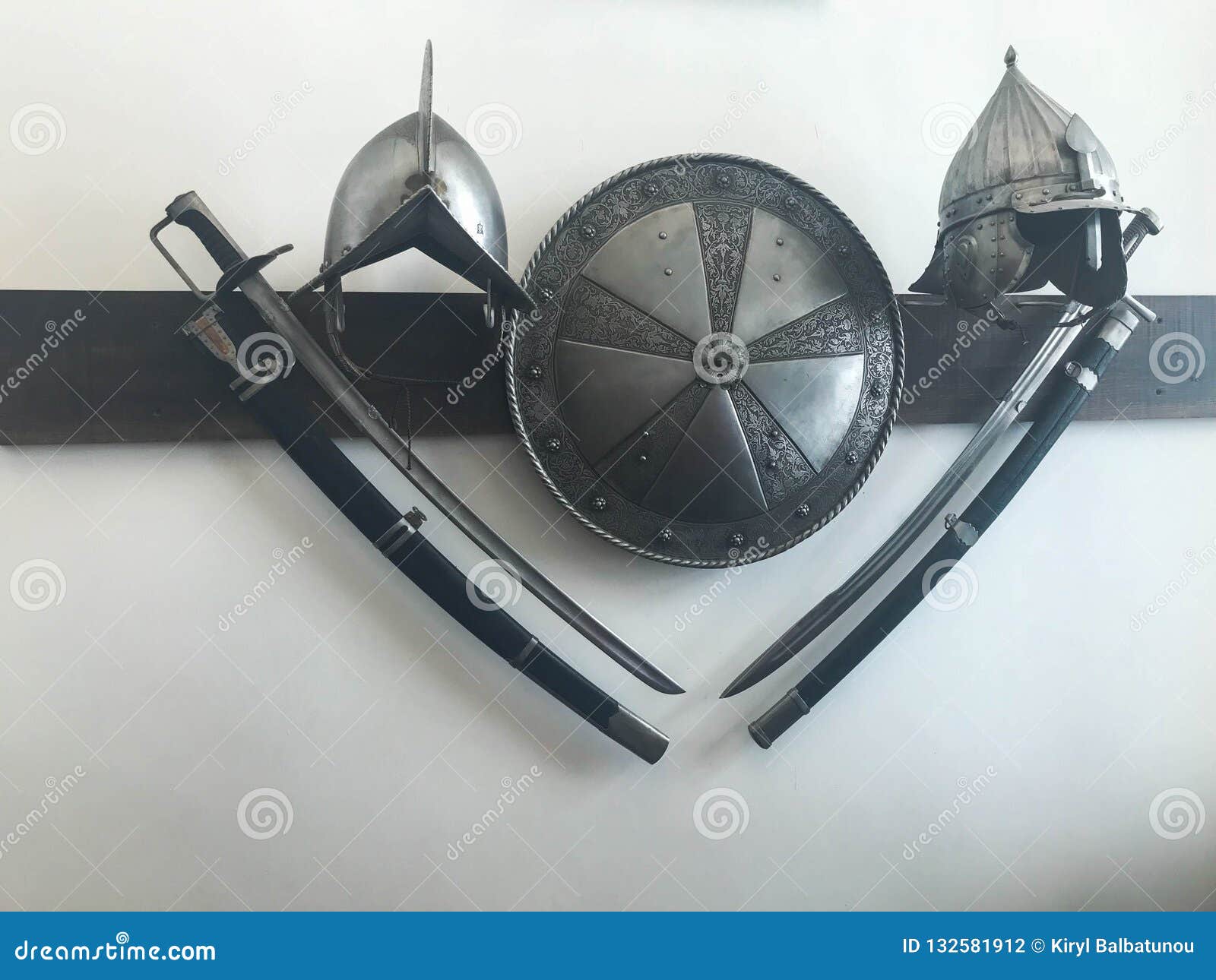 Old Ancient Medieval Sharp Dangerous Combat Captured Swords, Sabers ...