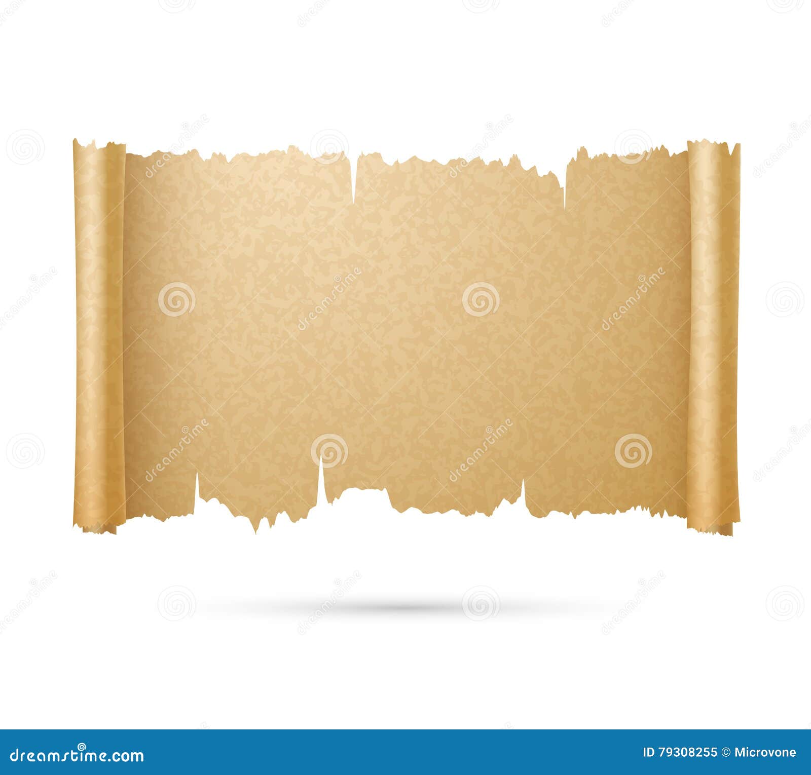Ancient Papyrus Paper Cartoon Vector | CartoonDealer.com #115451501