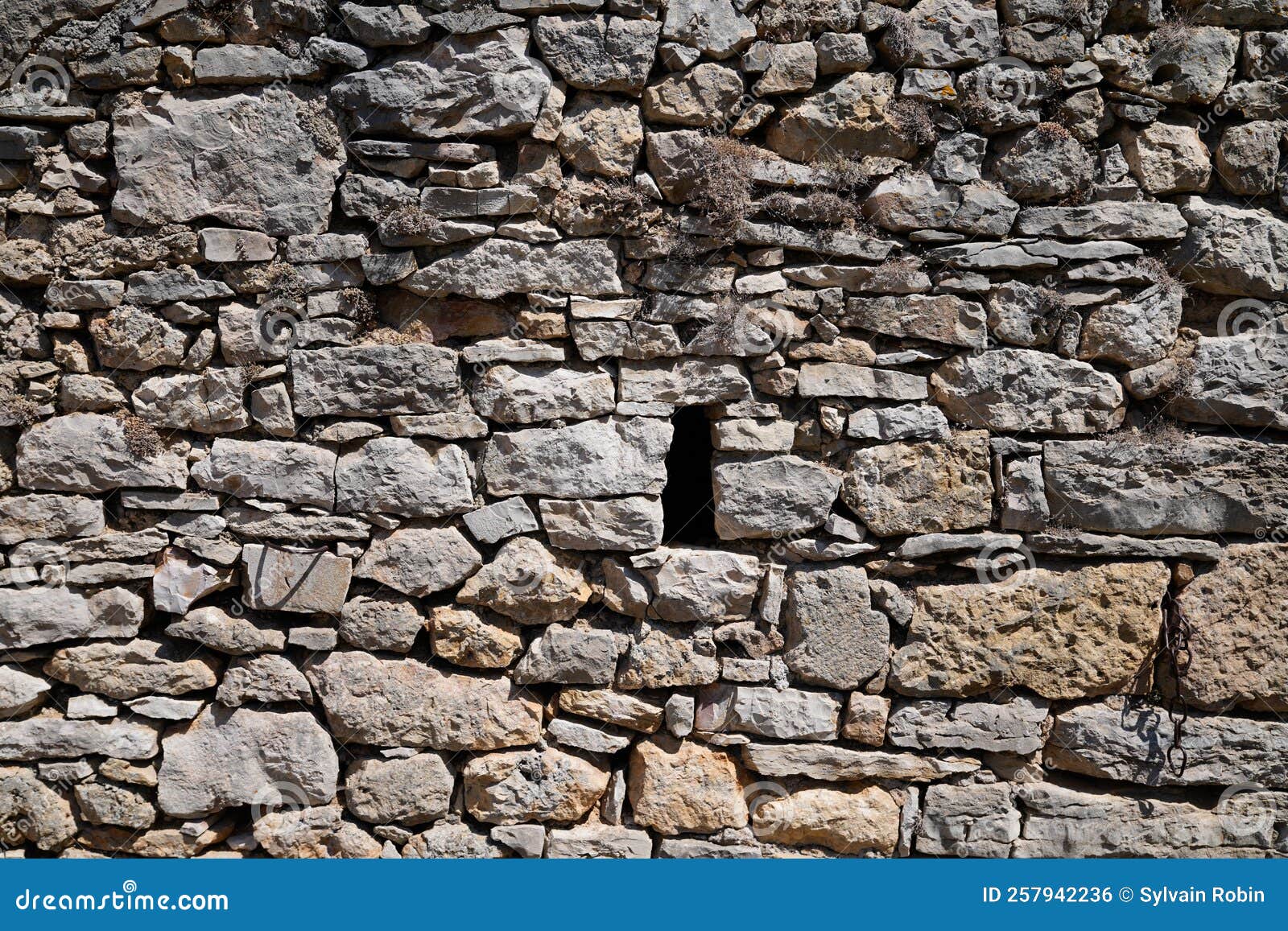 Old Ancient Stone Facade Wall of Medieval Brick Horizontal Stones ...