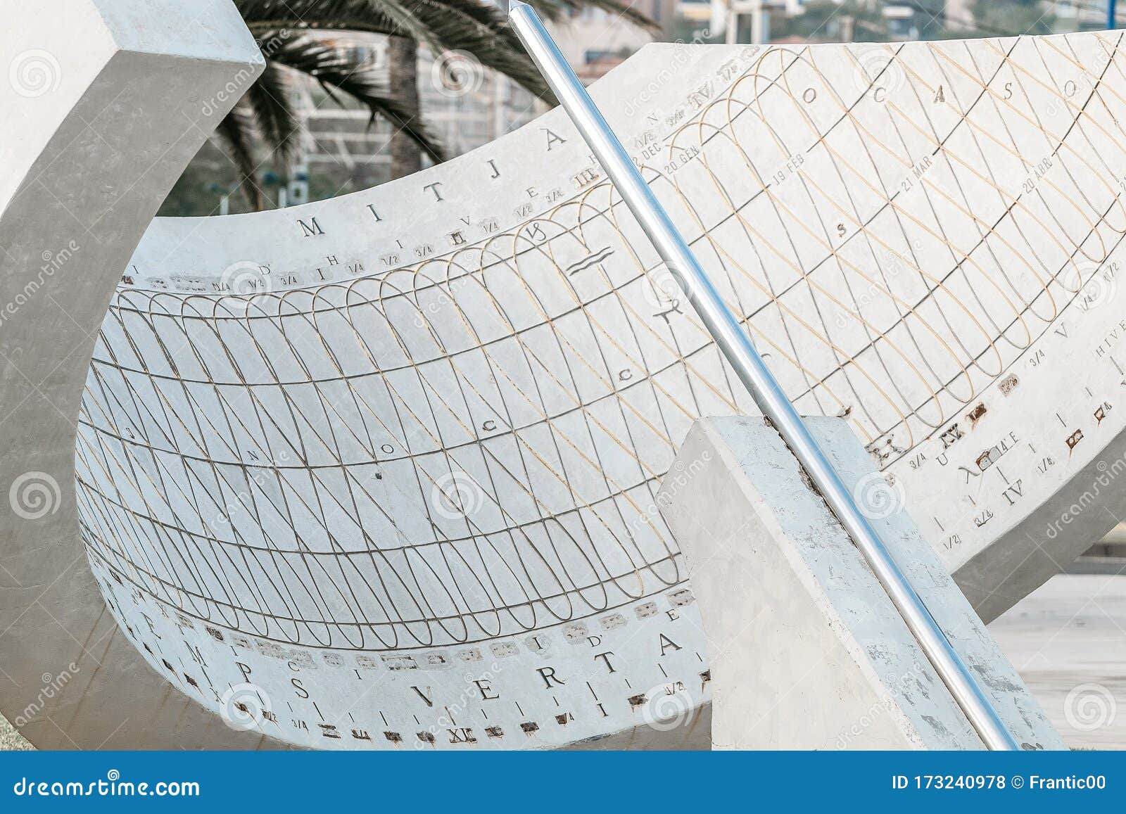 Old ancient sun clock stock photo. Image of astronomy - 173240978