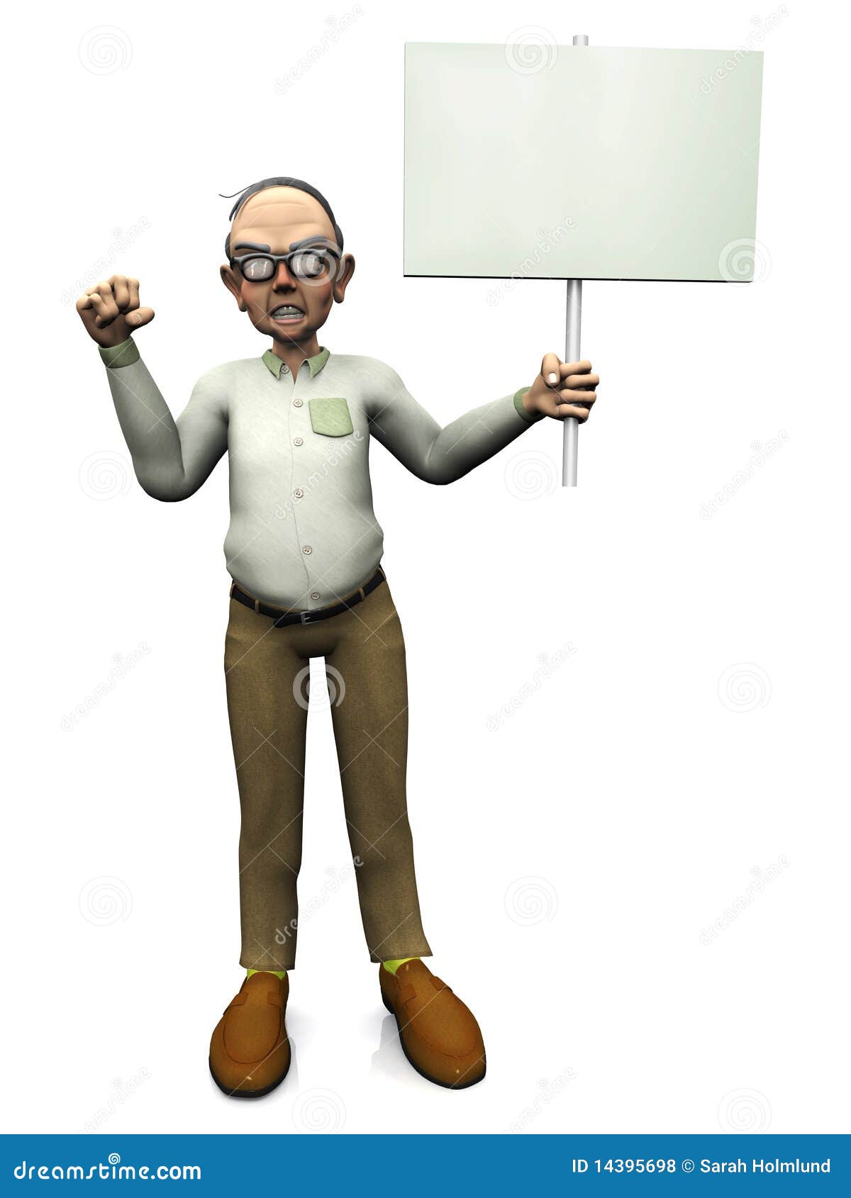Old Angry Man Holding Blank Sign Stock Illustrations – 4 Old Angry Man ...